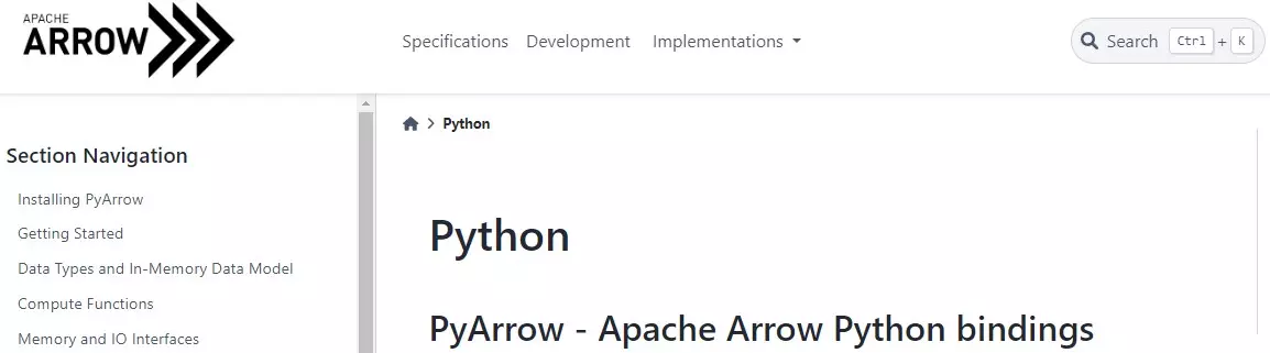 빅데이터 처리를 위한 PyArrow 라이브러리